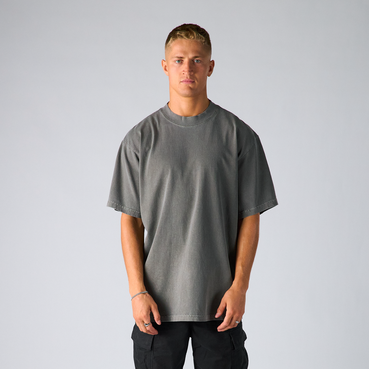 Shaka Wear Max Heavyweight Garment Dye Vintage Wash Cotton T-shirt ...